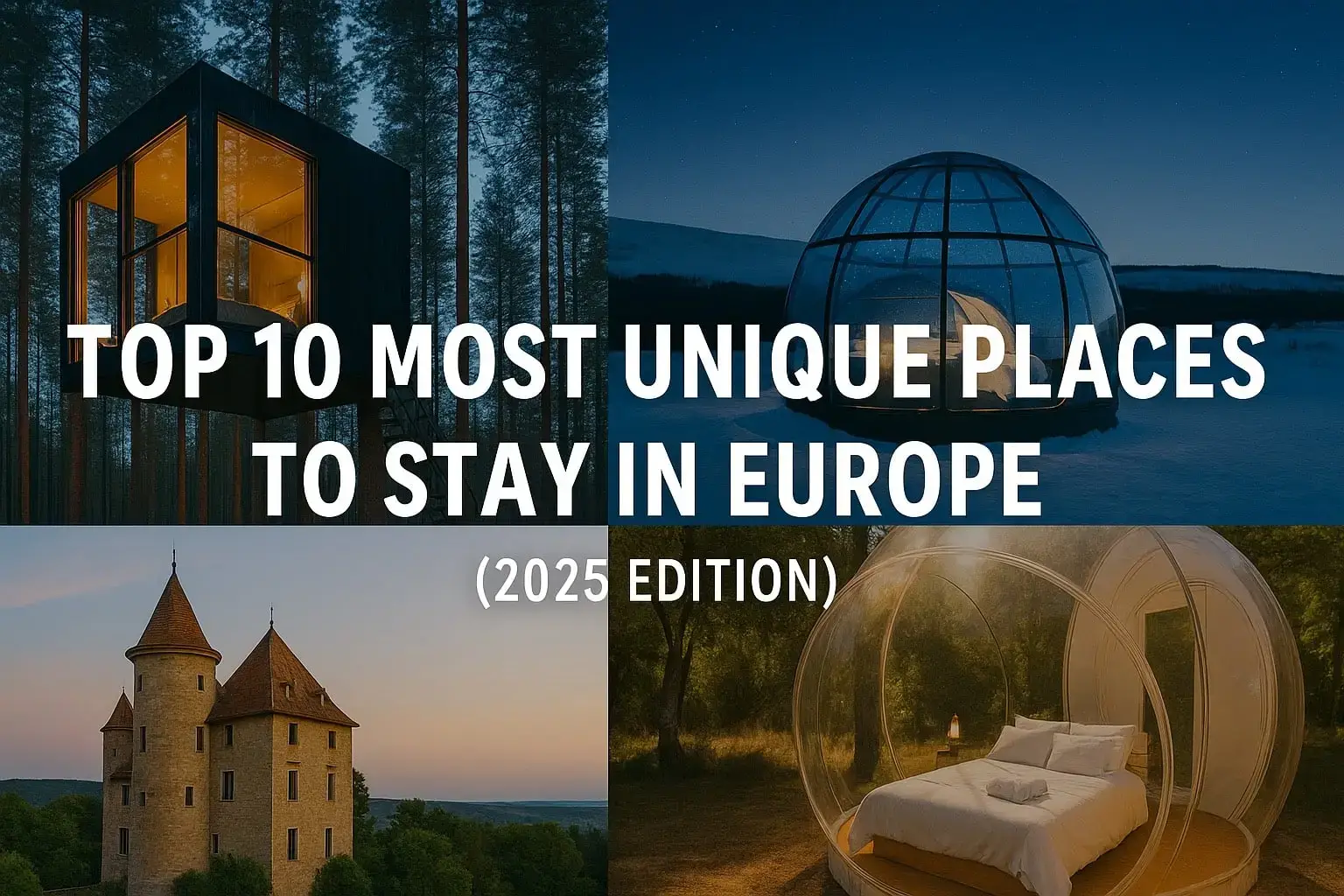 Top 10 Most Unique Places to Stay in Europe (2025 Edition) - Amazing ...